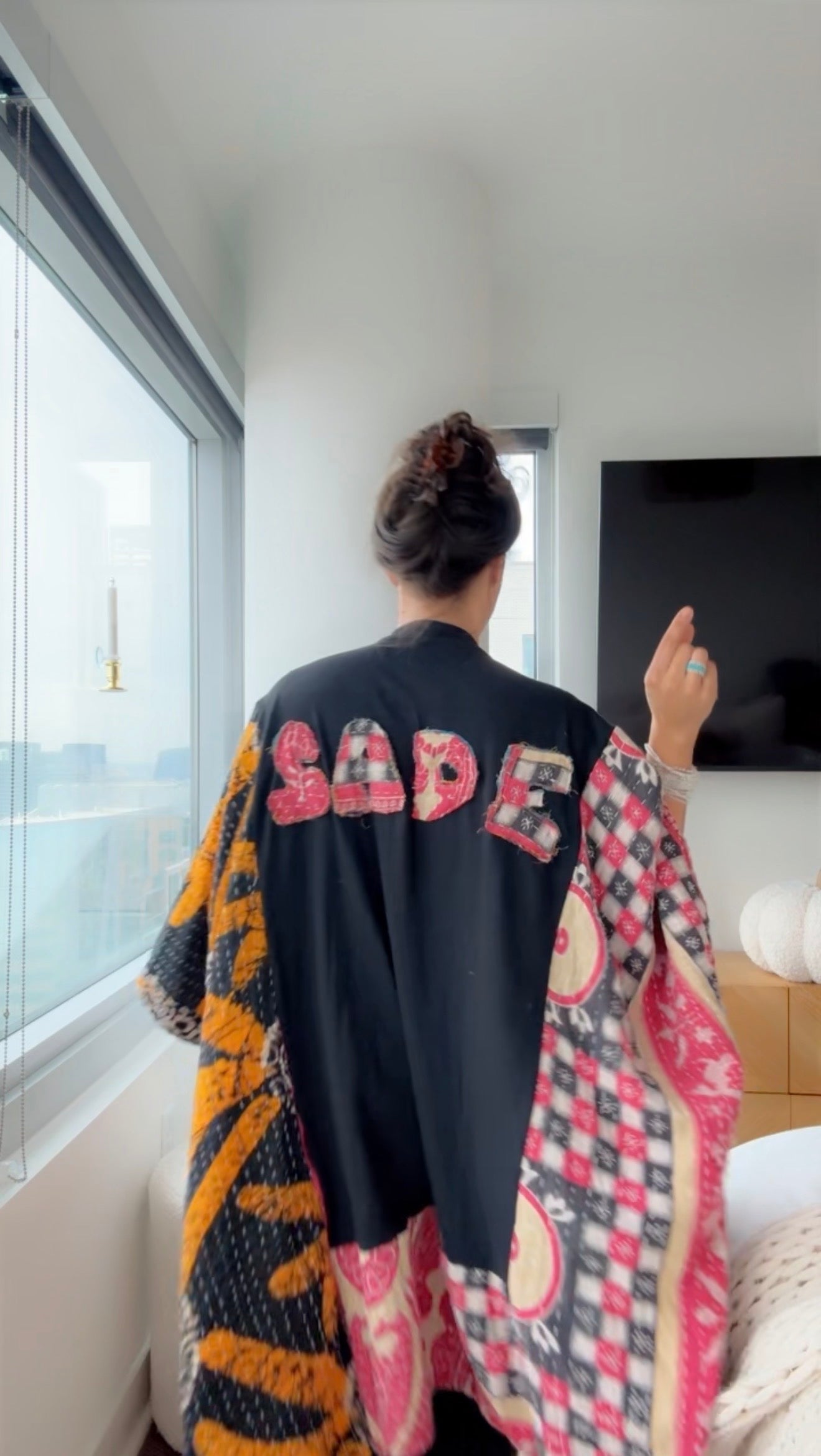 ** Sade Patchwork Letters Original Kantha Band Tee Muu – The Anti ...